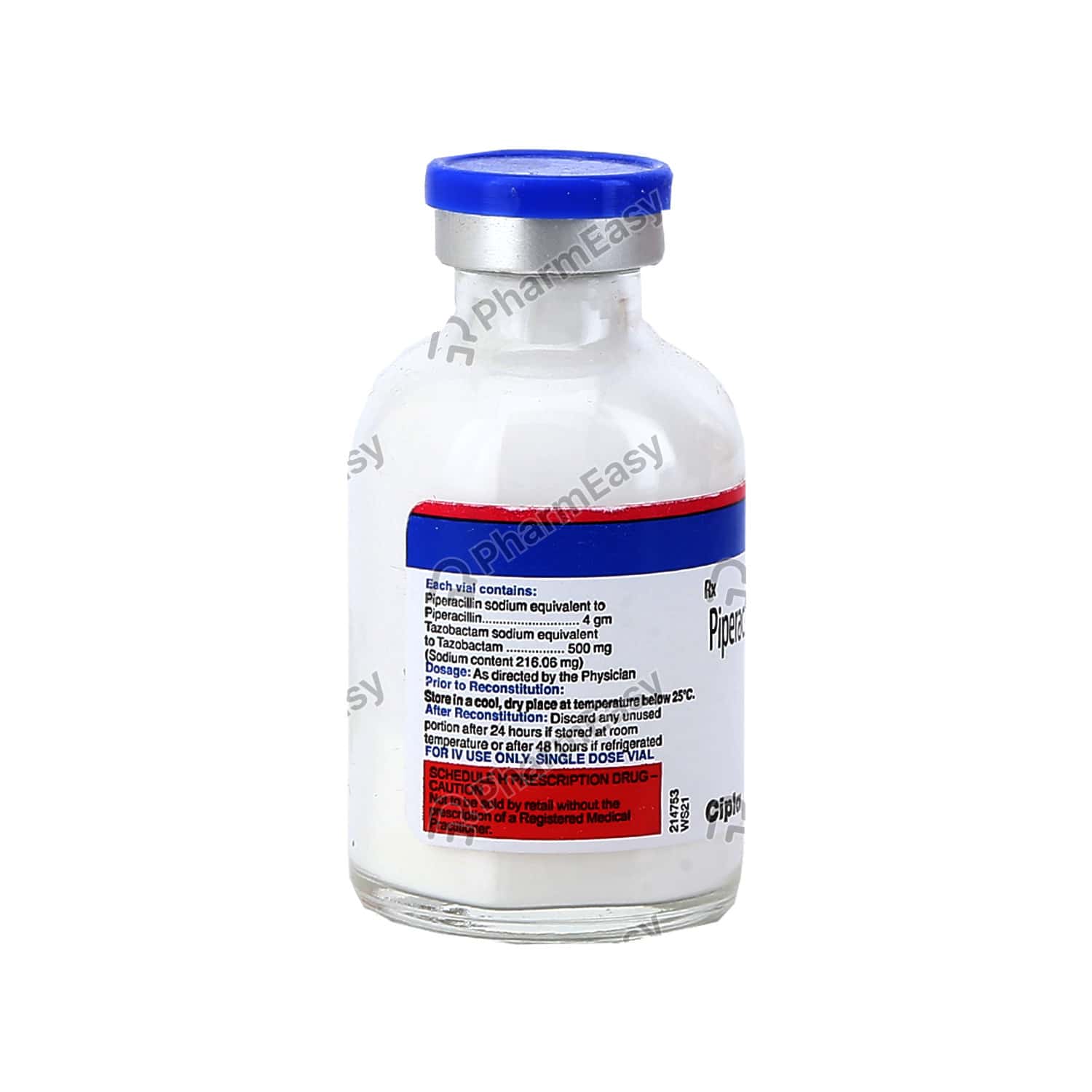 Tazact 4.5gm Injection - Uses, Side Effects, Dosage, Composition ...