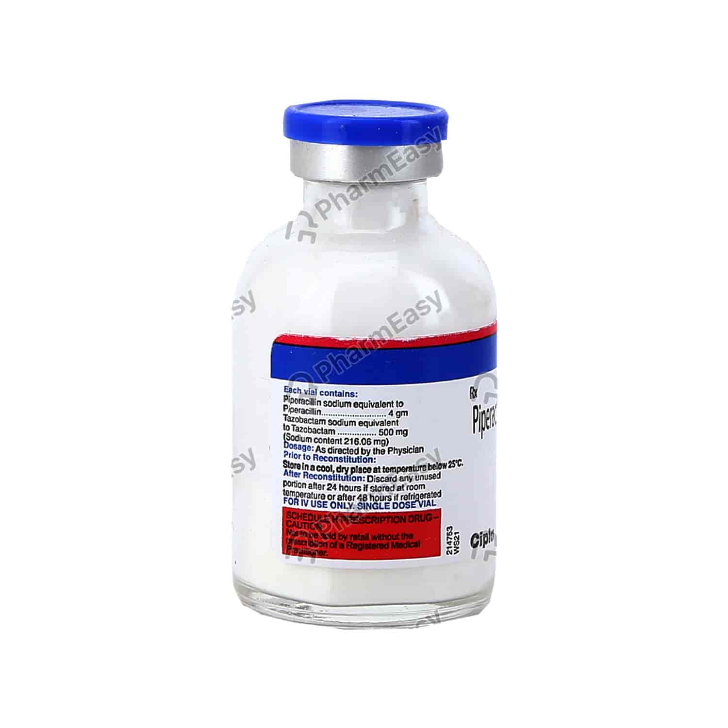 Tazact 4.5gm Injection - Uses, Side Effects, Dosage, Composition ...