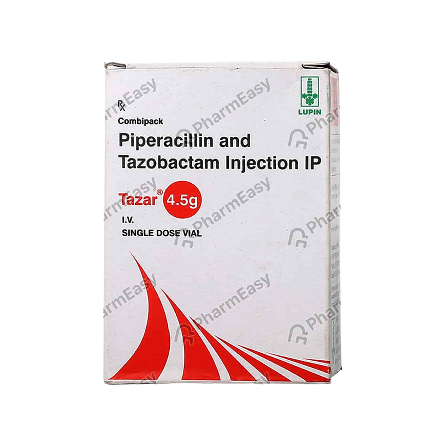 Tazar 4.5gm Inj - Uses, Side Effects, Dosage, Composition & Price ...