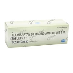 Buy Tazloc Am 80mg Tablet Online at Flat 18% OFF* | PharmEasy
