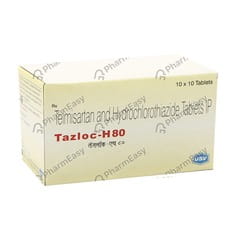 Tazloc H 80mg Tablet - Uses, Side Effects, Dosage, Composition & Price ...
