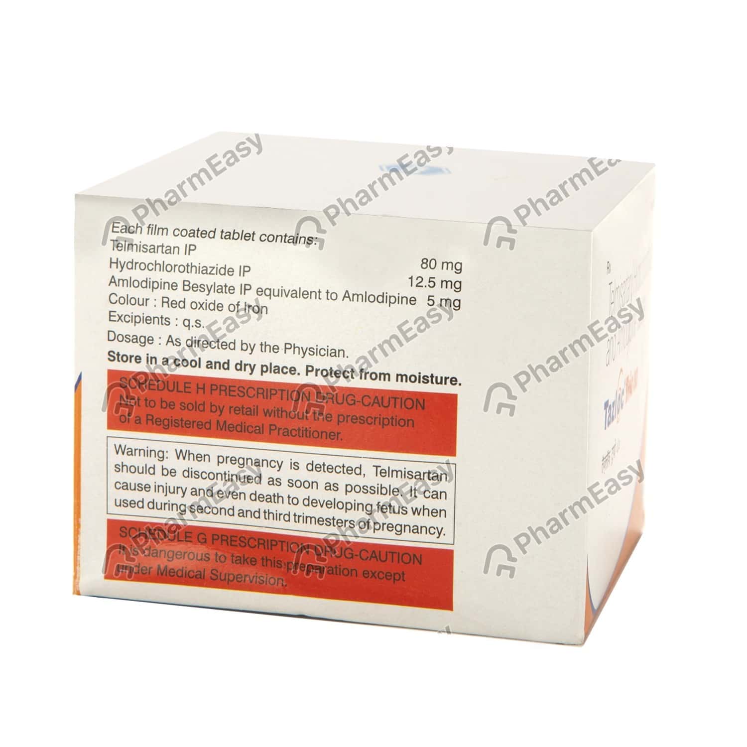 Buy Tazloc Trio 80mg Tablet Online at Flat 18% OFF* | PharmEasy