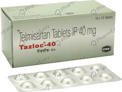 Tazloc 40 Tablet: Uses, Side Effects, Price, Dosage & More Info - PharmEasy