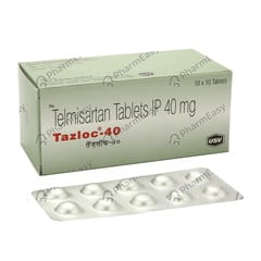 Tazloc 40 MG Tablet (10) - Uses, Side Effects, Dosage, Composition ...