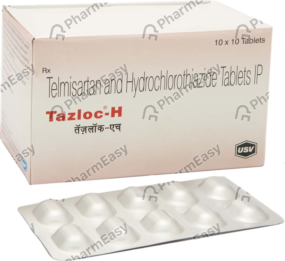Tazloc H 40mg Strip Of 10 Tablets: Uses, Side Effects, Price & Dosage ...