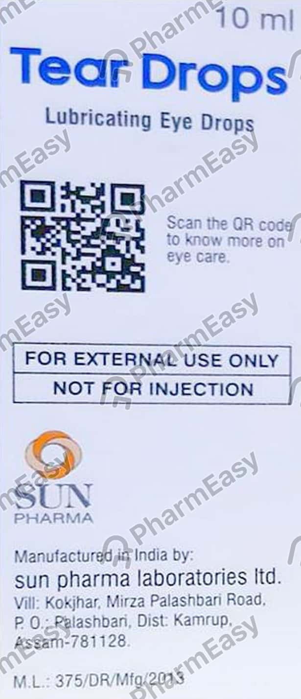 Tear 0.5 % Eye Drop (10): Uses, Side Effects, Price & Dosage | PharmEasy