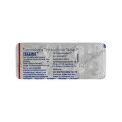 Teczine 5 MG Tablet (10) - Uses, Side Effects, Dosage, Composition ...
