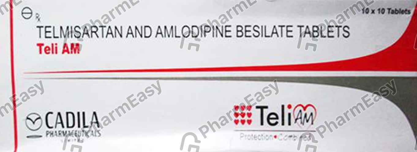 Teli Am Strip Of 10 Tablets: Uses, Side Effects, Price & Dosage | PharmEasy
