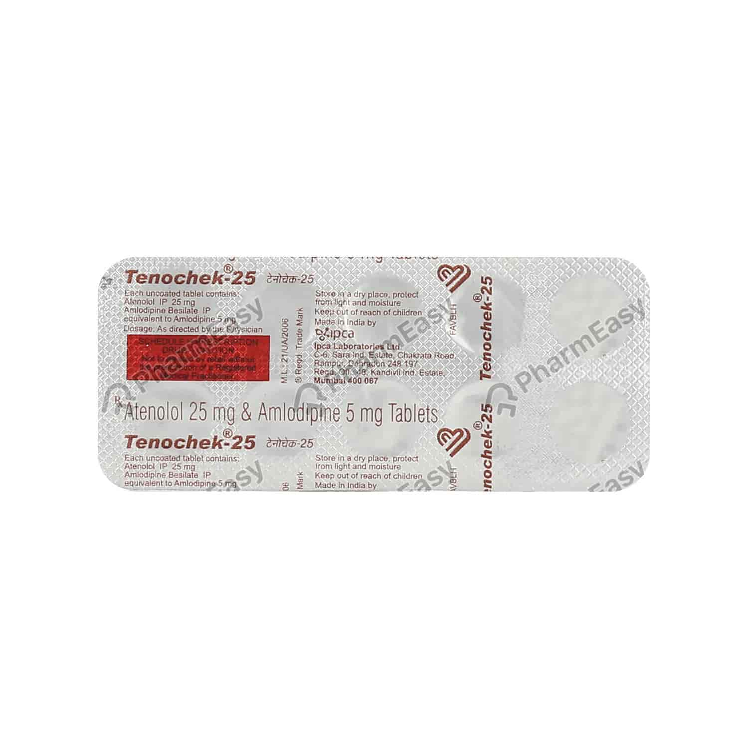 Buy Tenochek 25mg Tablet Online at Flat 18% OFF* | PharmEasy