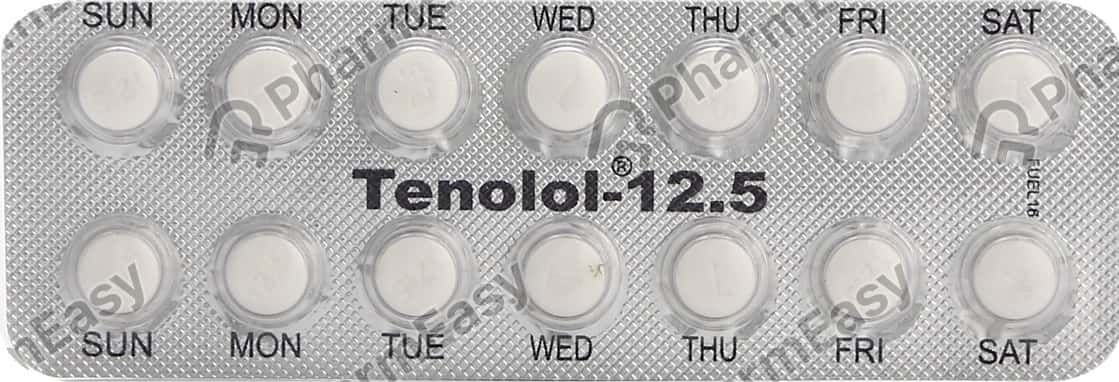 Tenolol 12.5 MG Tablet (14): Uses, Side Effects, Price, Dosage ...