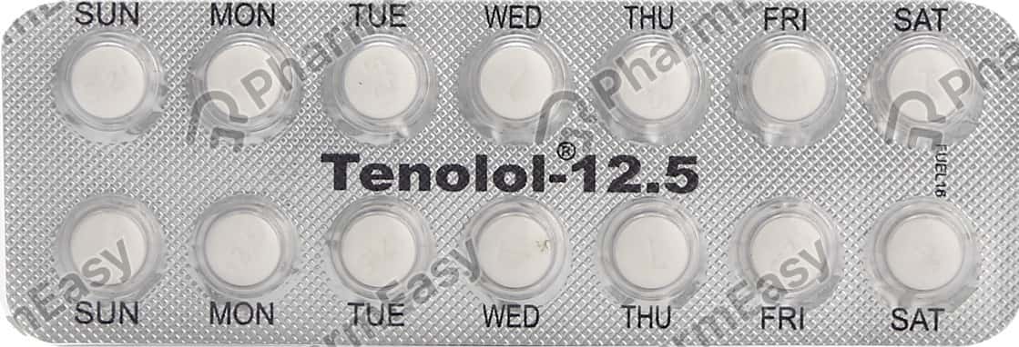 Tenolol 12.5 MG Tablet (14): Uses, Side Effects, Price & Dosage | PharmEasy