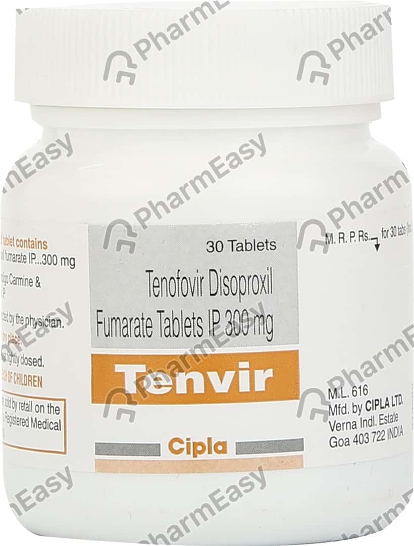 Tenvir 300 MG Tablet (30): Uses, Side Effects, Price & Dosage | PharmEasy