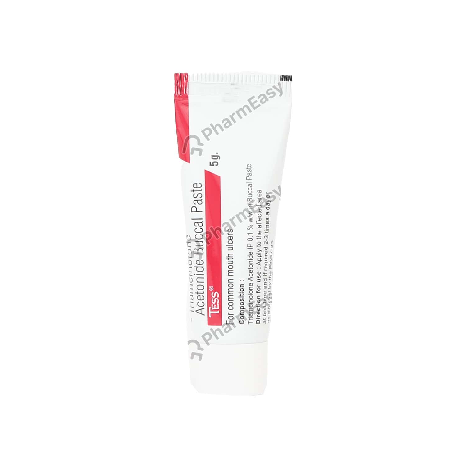 Buy Tess 0.1 % Oral Paste For Local Application (5) Online at Flat 18% ...