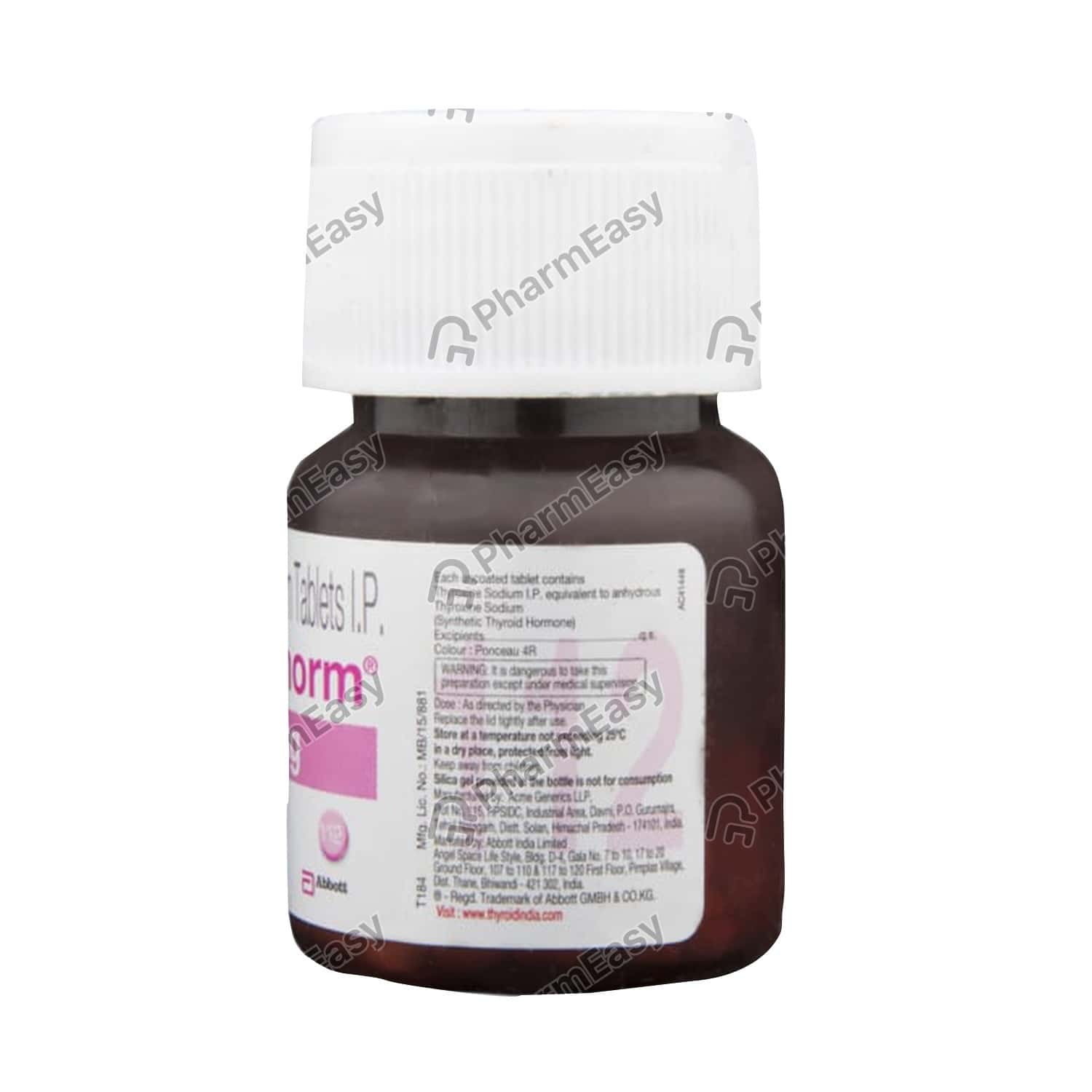 Buy Thyronorm 112 MCG Tablet (50) Online at Flat 18% OFF* | PharmEasy