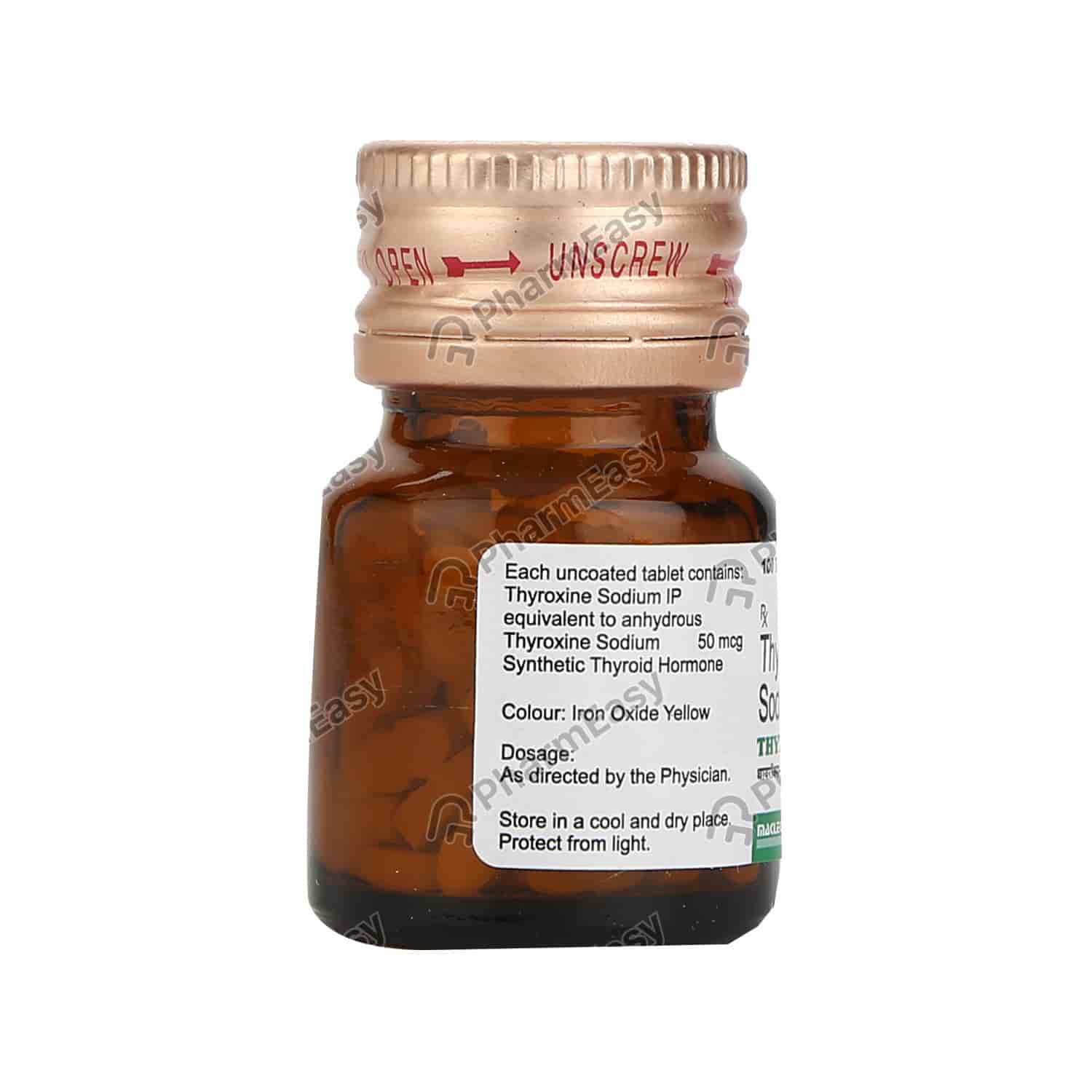 Buy Thyrox 50mcg Bottle Of 100 Tablets Online at Flat 18% OFF* | PharmEasy