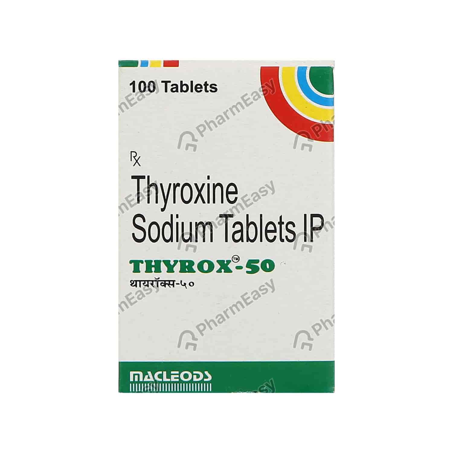 Buy Thyrox 50mcg Bottle Of 100 Tablets Online at Flat 18% OFF* | PharmEasy