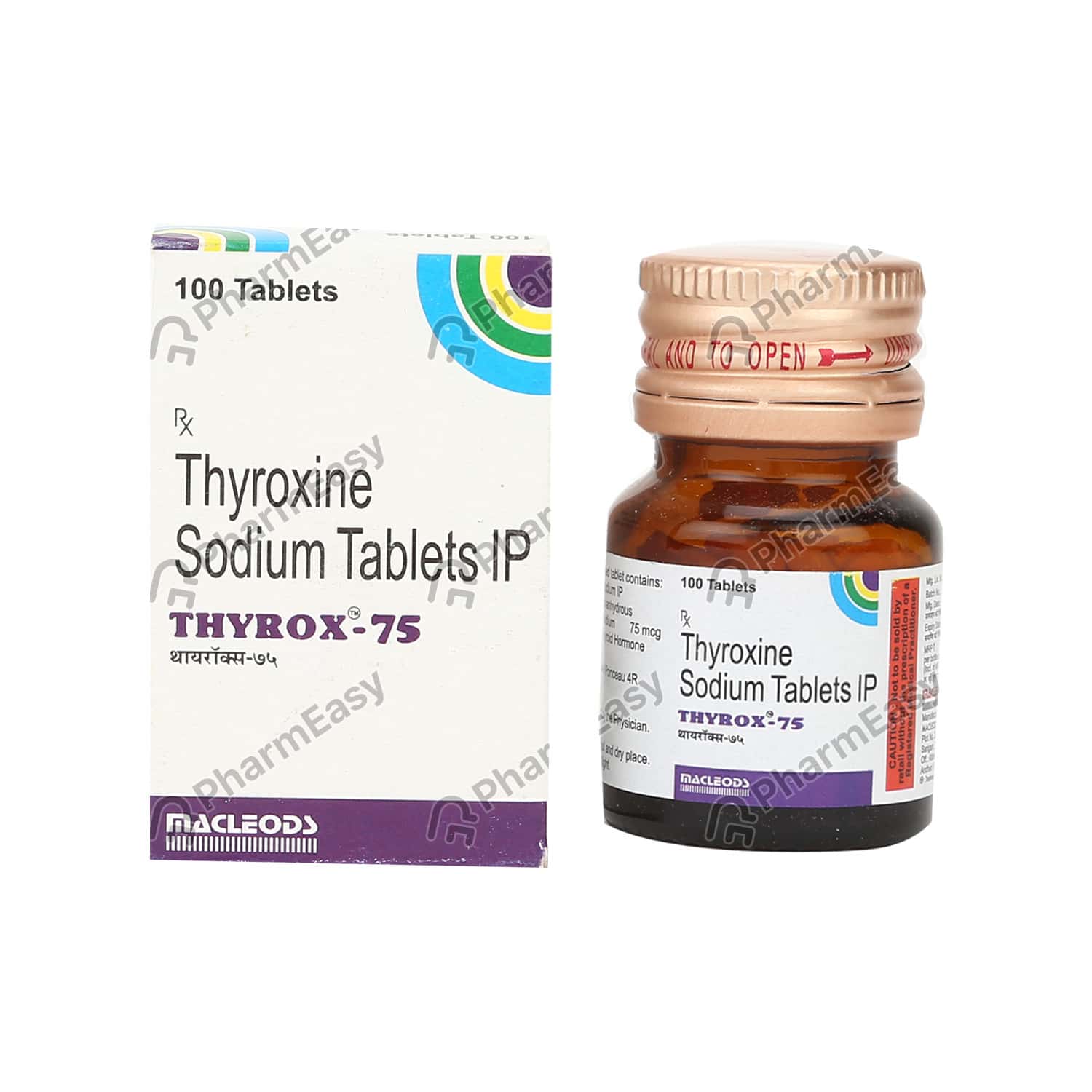 Buy Thyrox 75 MCG Tablet (100) Online at Flat 18% OFF* | PharmEasy