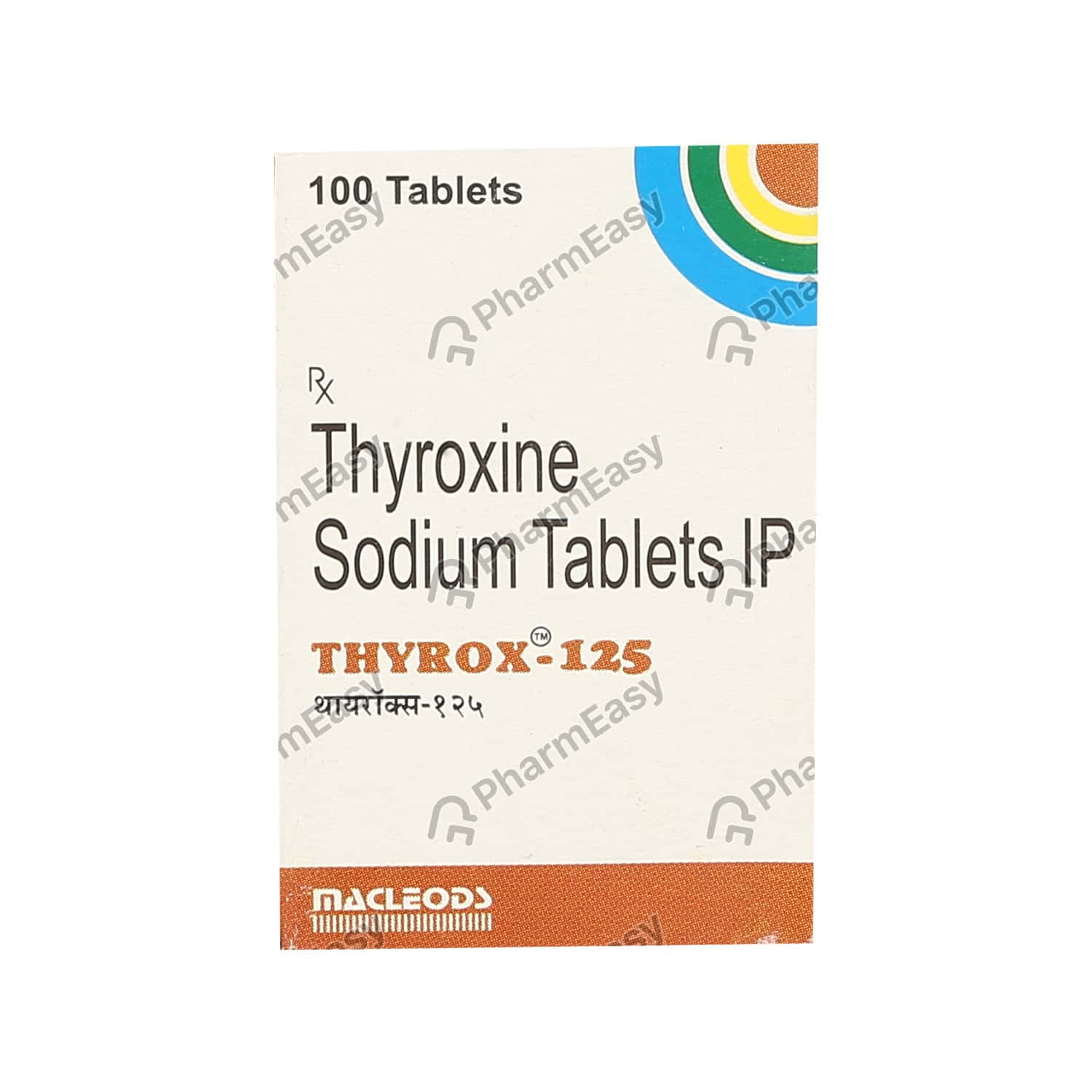 Buy Thyrox 125 MG Tablet (100) Online at Flat 18% OFF* | PharmEasy