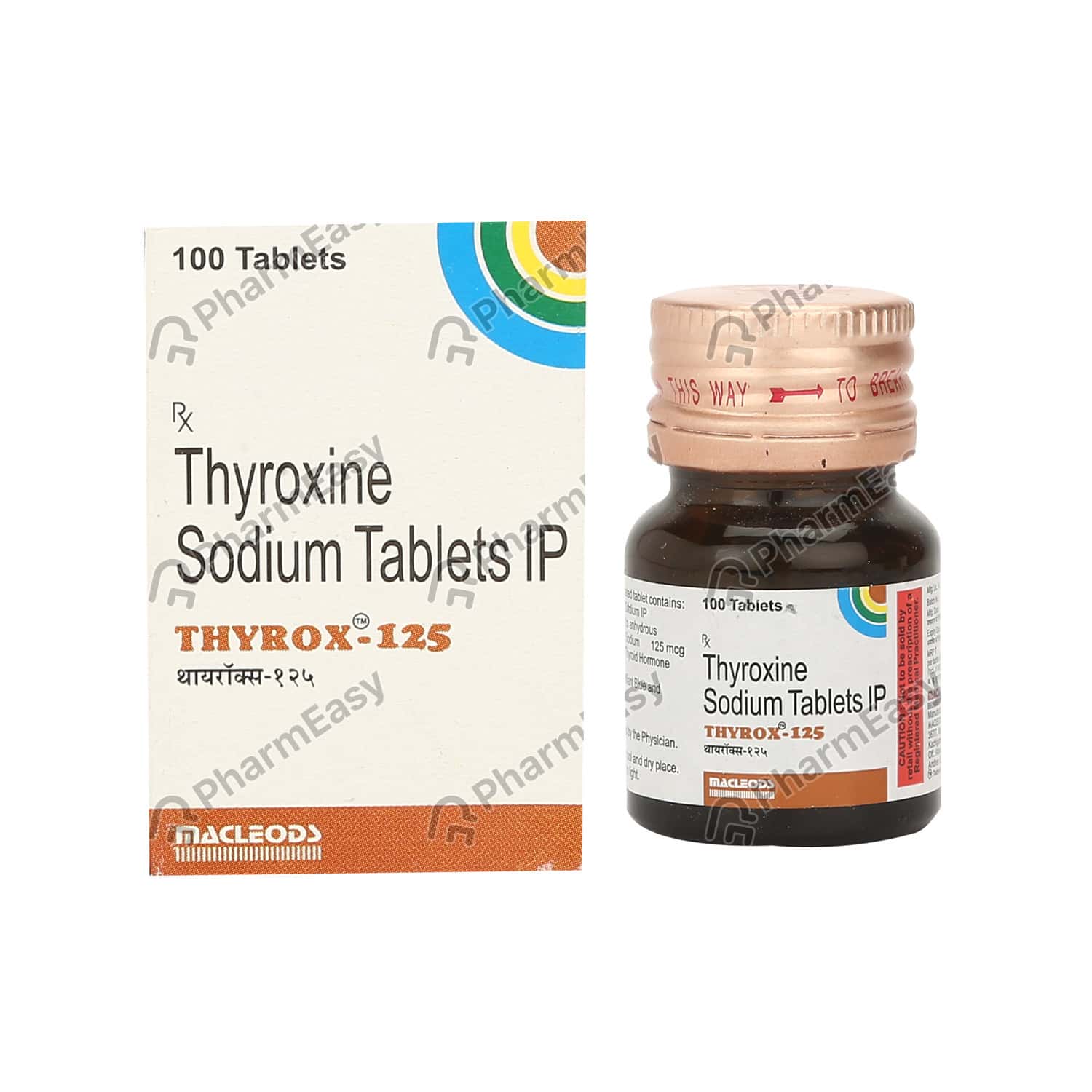Buy Thyrox 125 MG Tablet (100) Online at Flat 18% OFF* | PharmEasy