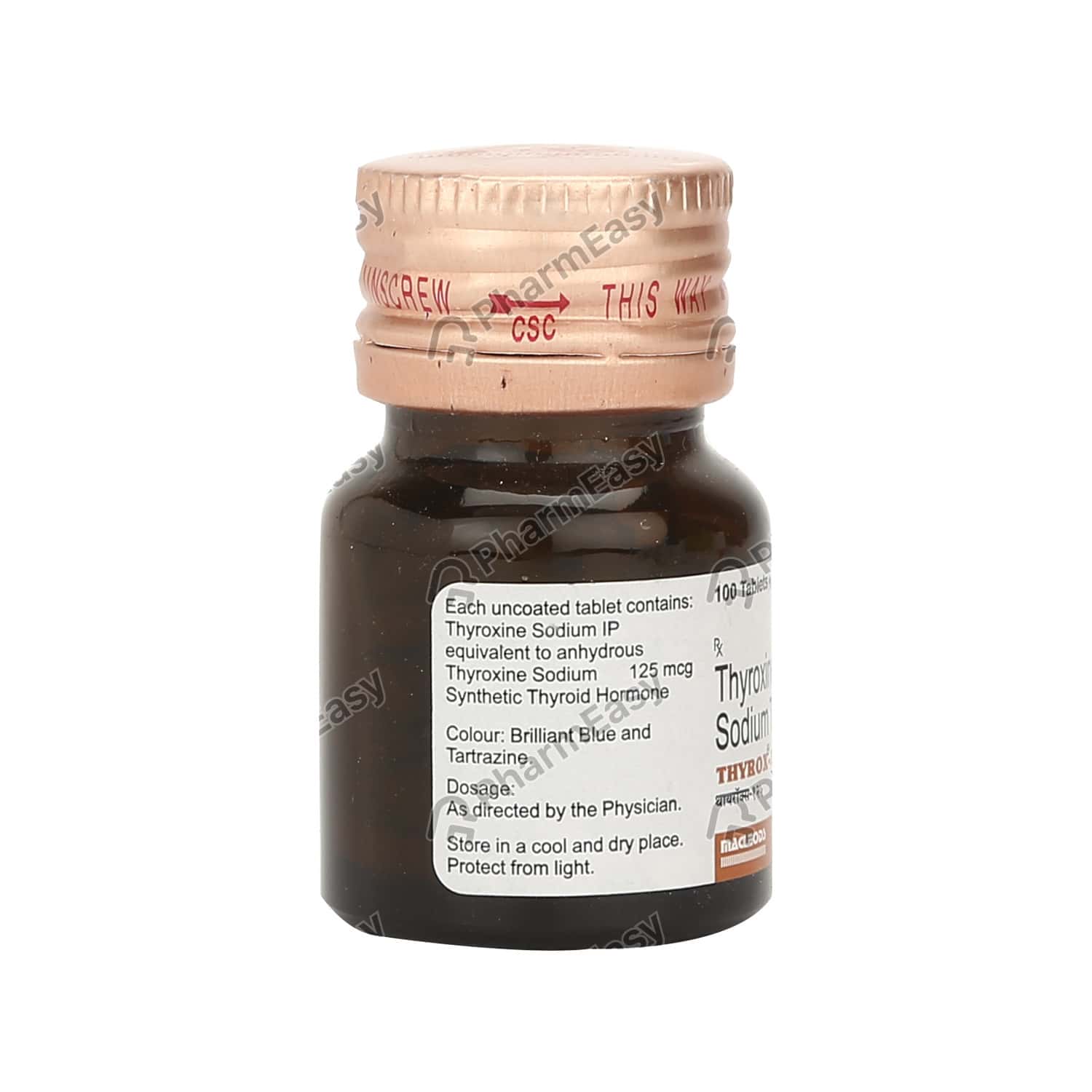 Buy Thyrox 125 MG Tablet (100) Online at Flat 18% OFF* | PharmEasy