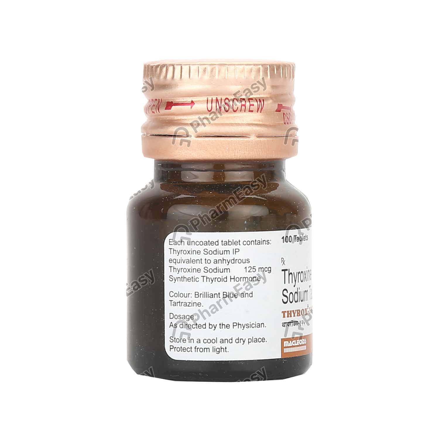 Buy Thyrox 125 MG Tablet (100) Online at Flat 18% OFF* | PharmEasy