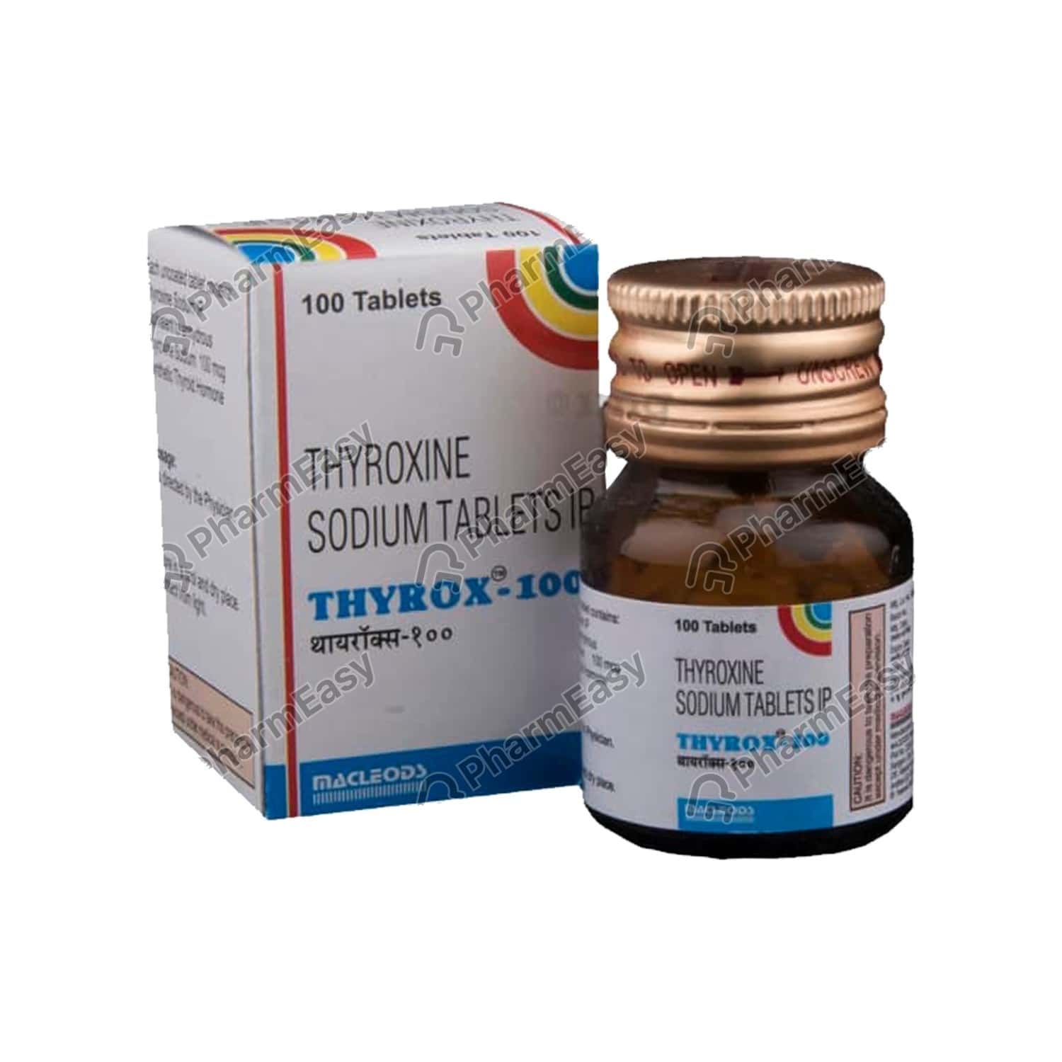 Buy Thyrox 100 MCG Tablet (100) Online at Flat 18% OFF* | PharmEasy