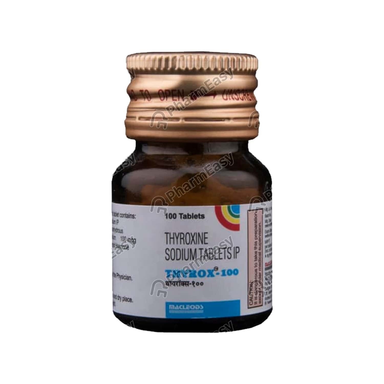 Buy Thyrox 100 MCG Tablet (100) Online at Flat 18% OFF* | PharmEasy