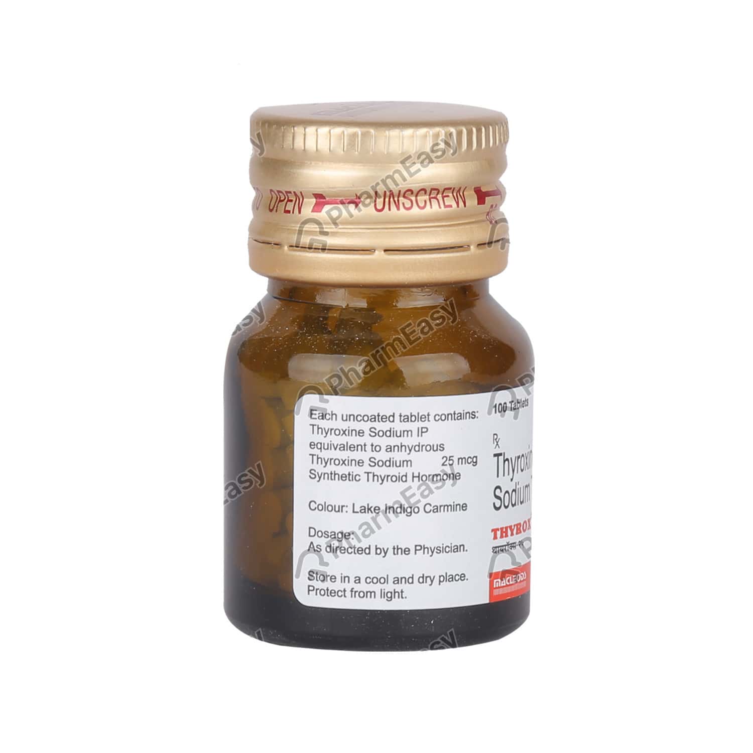 Thyrox 25 MCG Tablet (100) - Uses, Side Effects, Dosage, Composition ...