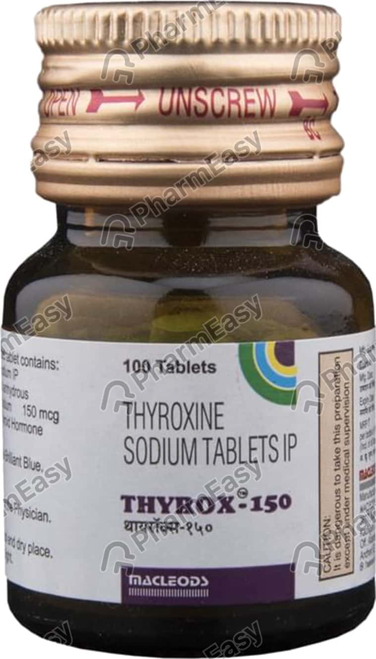 Thyrox 150 MCG Tablet (100): Uses, Side Effects, Price & Dosage | PharmEasy
