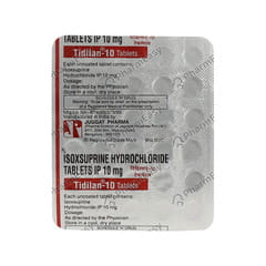 Tidilan 10 MG Tablet (30) - Uses, Side Effects, Dosage, Composition ...