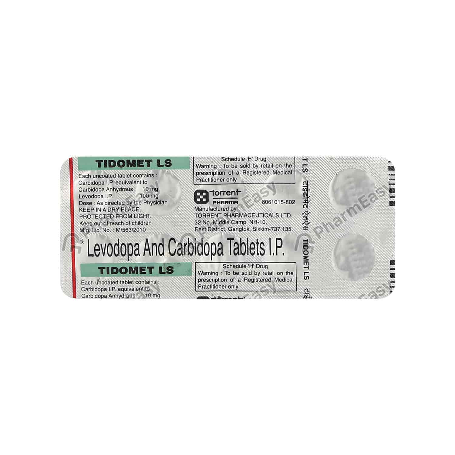 Buy Tidomet Ls Strip Of 10 Tablets Online at Flat 18% OFF* | PharmEasy