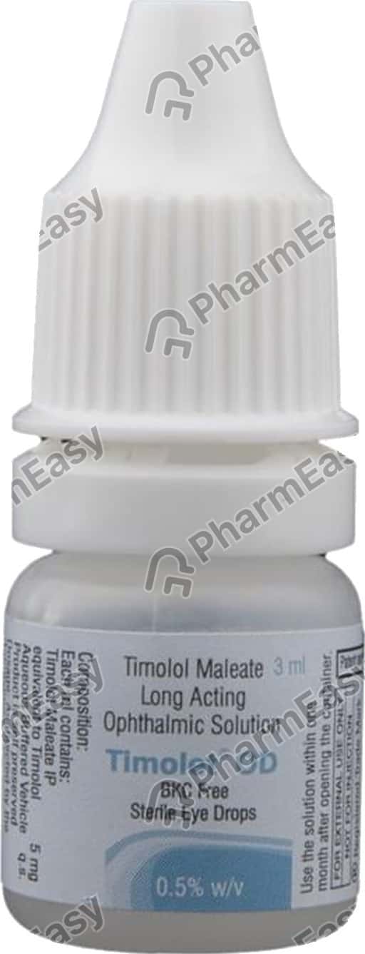 Timolet 0.5 % Eye Drop (3): Uses, Side Effects, Price & Dosage | PharmEasy