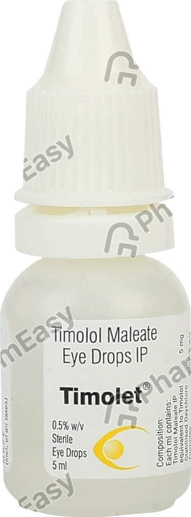 Timolet 0.5 % Eye Drop (5): Uses, Side Effects, Price & Dosage | PharmEasy