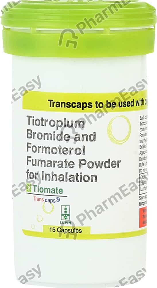 Tiomate 12/18mcg Box Of 15 Transcaps: Uses, Side Effects, Price ...