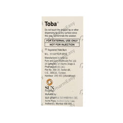 Toba 0.3 % Eye Drop (5) - Uses, Side Effects, Dosage, Composition ...