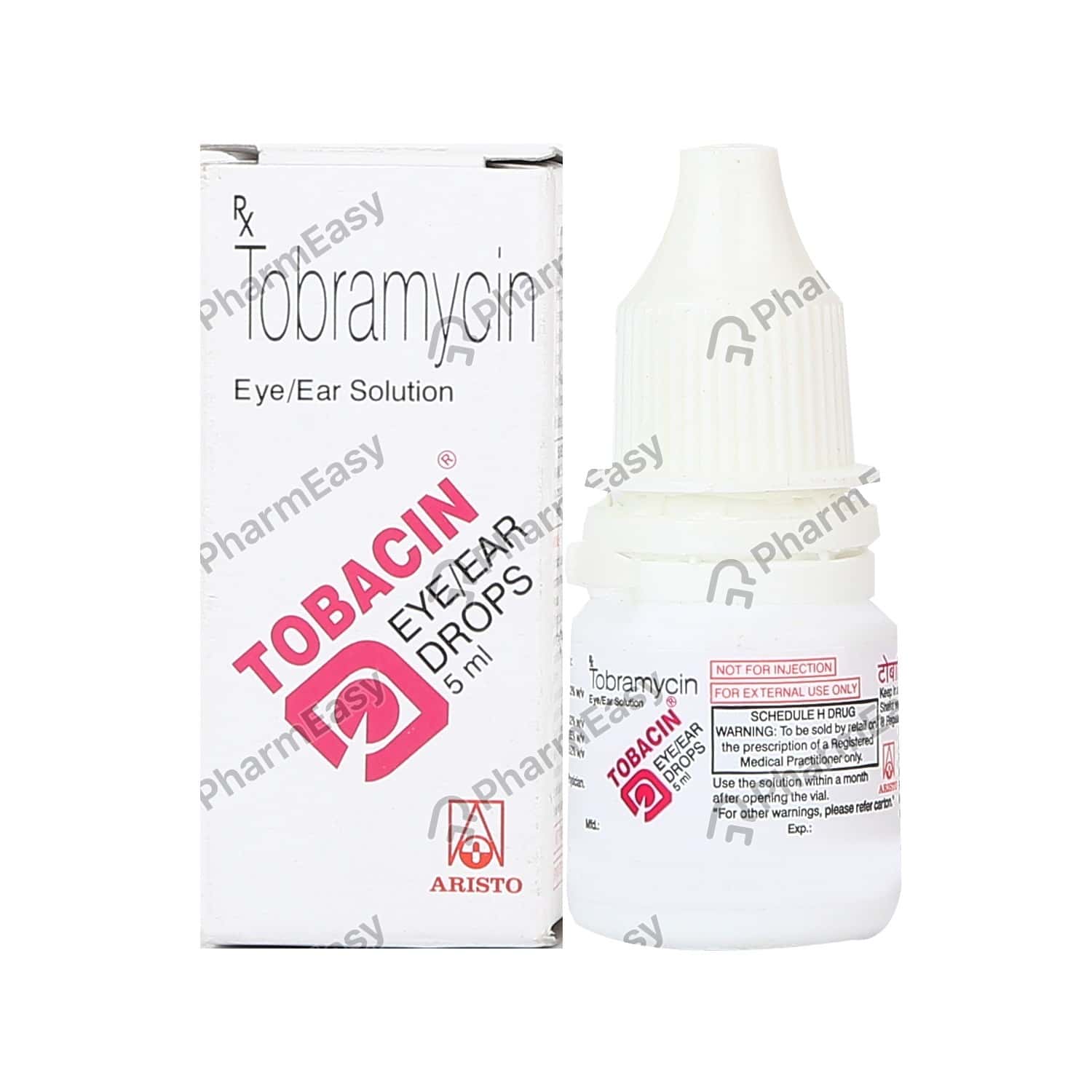 Buy Tobacin 0.3 %W/V Eye/Ear Drop (5) Online at Flat 18% OFF* | PharmEasy