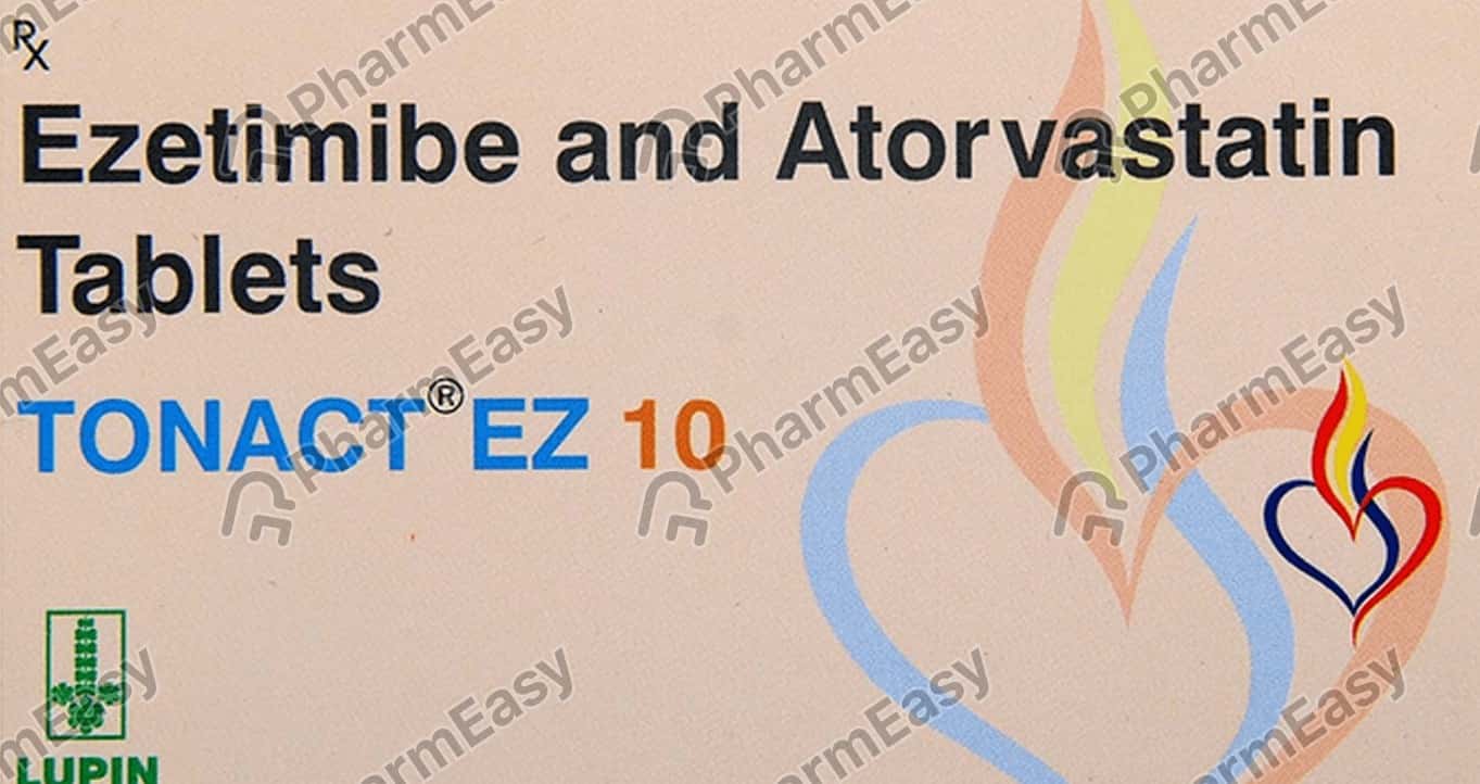 Tonact Ez 10mg Strip Of 10 Tablets: Uses, Side Effects, Price & Dosage ...