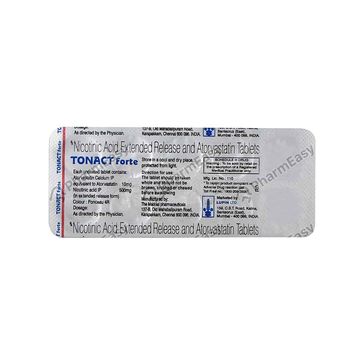 Buy Tonact Forte Tablet Online at Flat 18% OFF* | PharmEasy