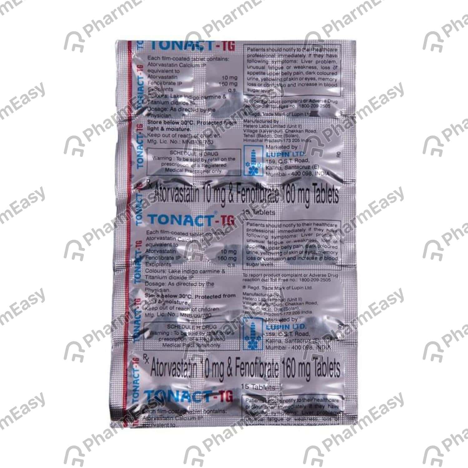 Buy Tonact Tg Strip Of 10 Tablets Online & Save Up to 24% at PharmEasy