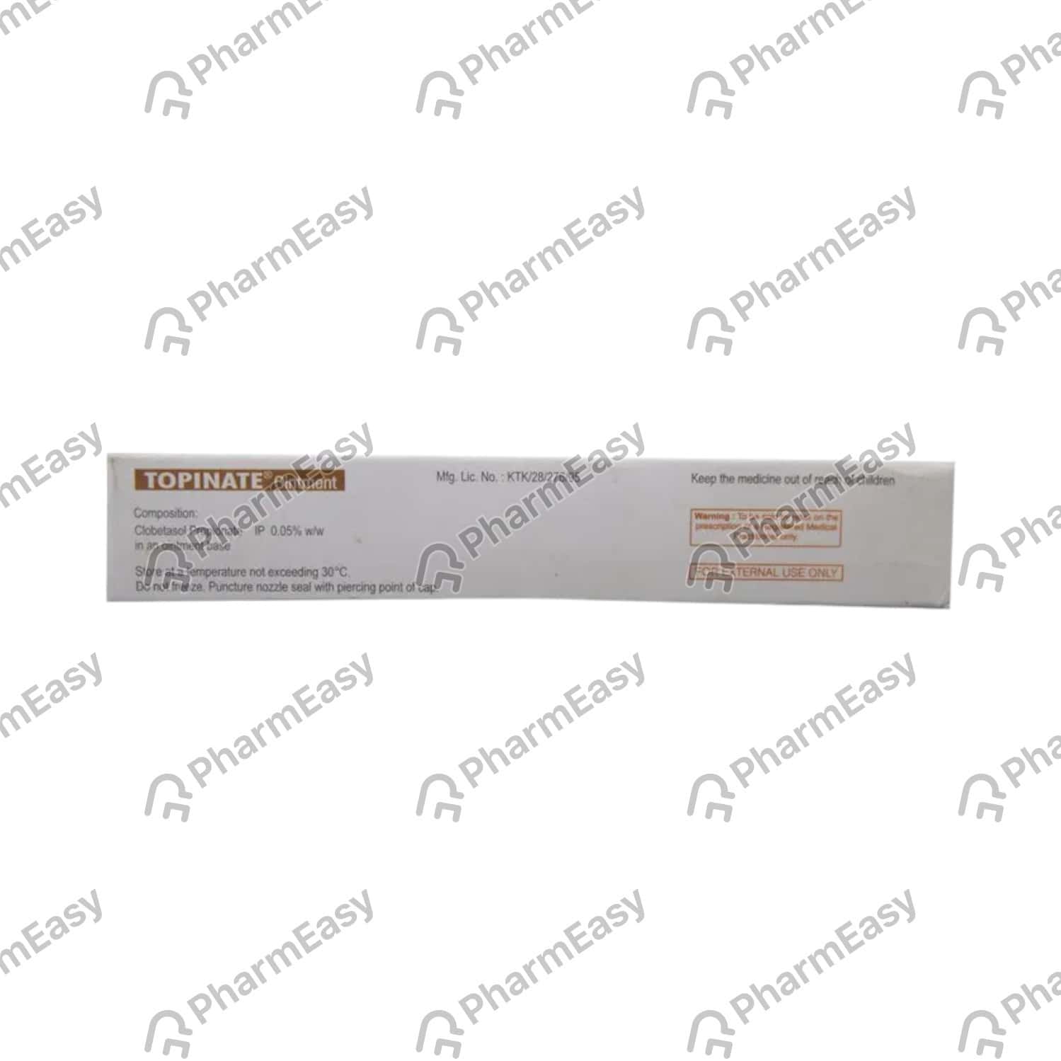 Topinate 0.05 %W/W Ointment (15): Uses, Side Effects, Price & Dosage ...