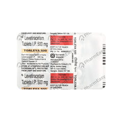 Torleva 500 MG Tablet (10) - Uses, Side Effects, Dosage, Composition ...