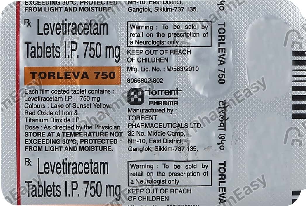 Torleva 750 MG Tablet (10): Uses, Side Effects, Price & Dosage | PharmEasy