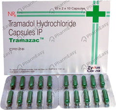 Tramazac 50 MG Capsule (10): Uses, Side Effects, Price & Dosage | PharmEasy