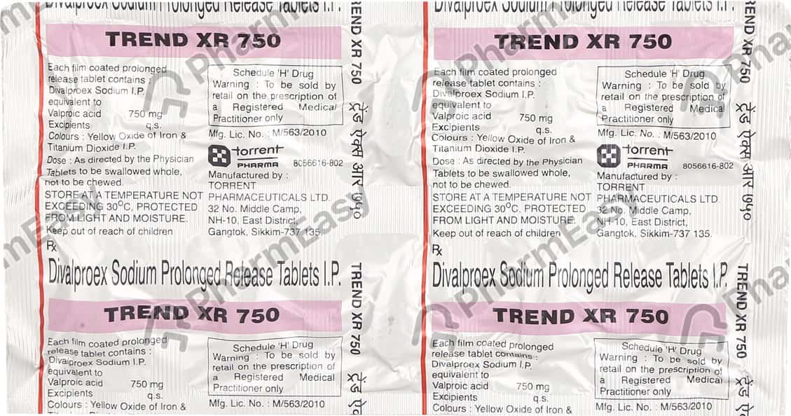 Trend Xr 750 MG Tablet (10): Uses, Side Effects, Price & Dosage | PharmEasy