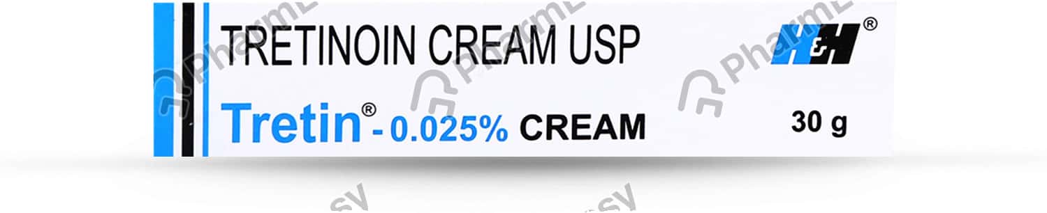 Tretin 0.025 %W/W Cream (30): Uses, Side Effects, Price & Dosage ...