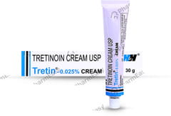 Tretin 0.025 %W/W Cream (30): Uses, Side Effects, Price & Dosage ...