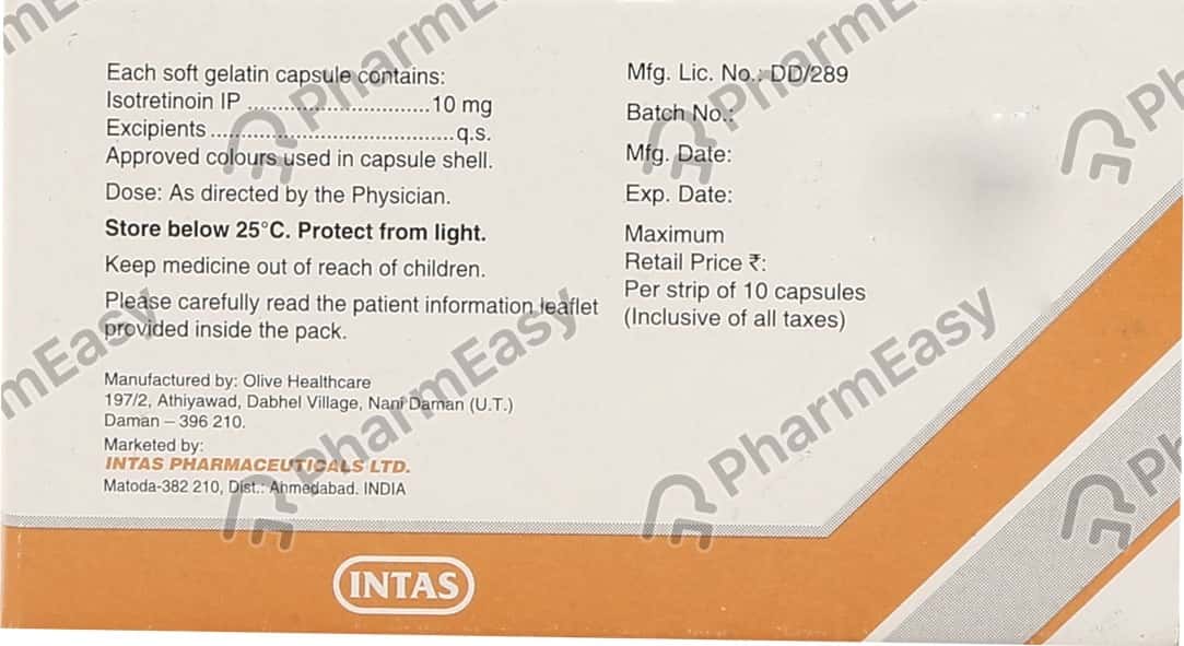 Tretiva 10 MG Capsule (10): Uses, Side Effects, Price & Dosage | PharmEasy