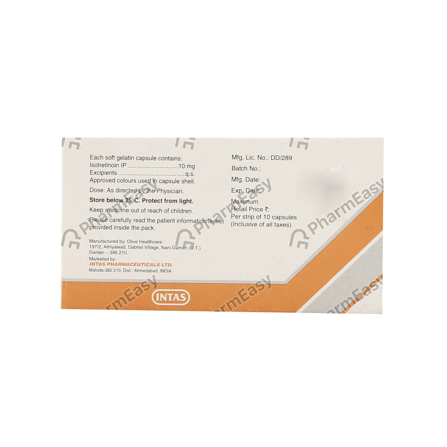Tretiva 10 MG Capsule (10) - Uses, Side Effects, Dosage, Composition ...