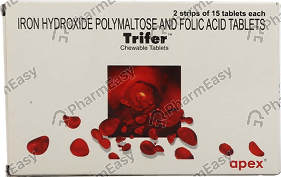 Trifer Strip Of 15 Tablets: Uses, Side Effects, Price & Dosage | PharmEasy