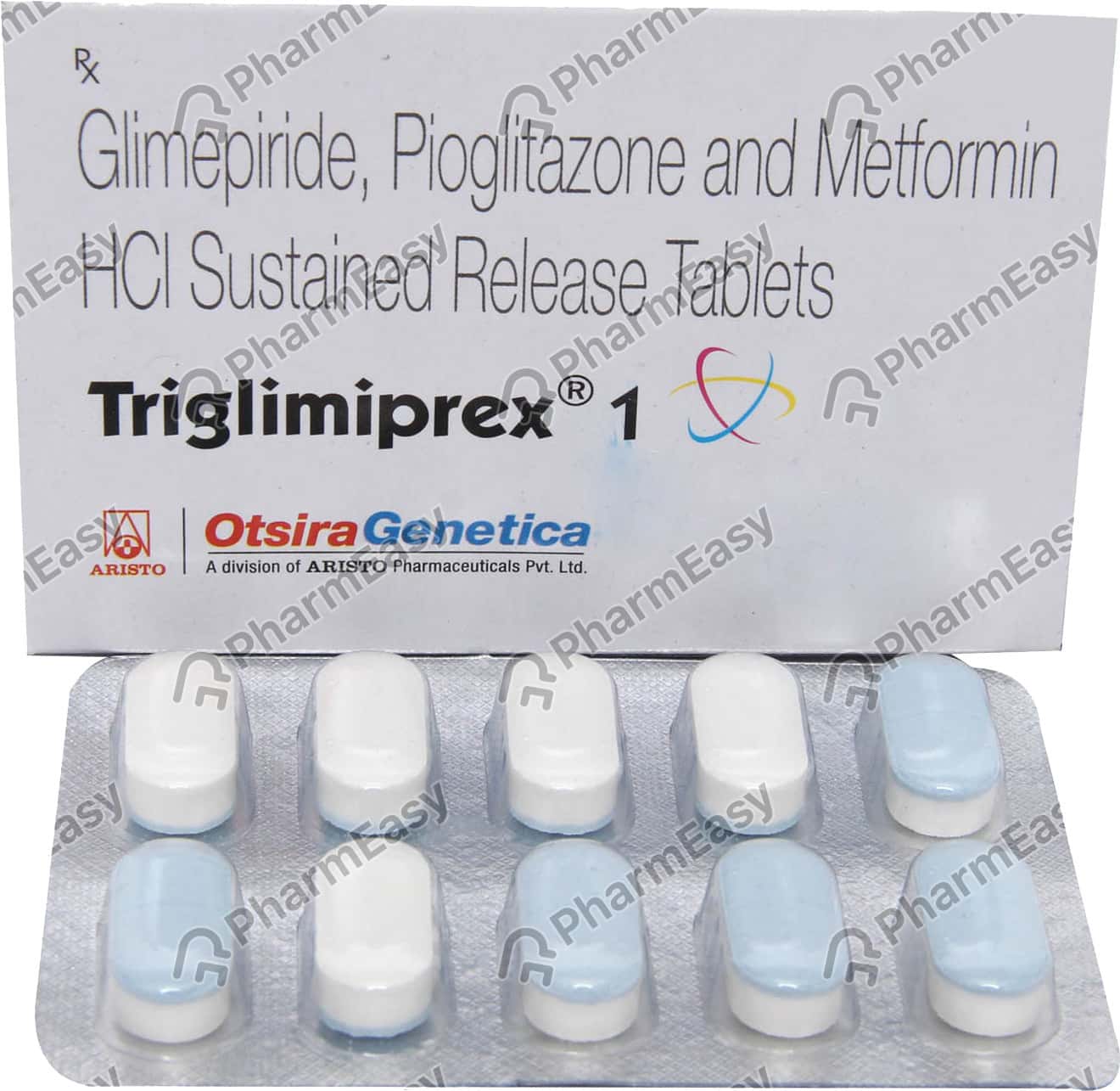 Triglimiprex 1mg Strip Of 10 Tablets: Uses, Side Effects, Price ...
